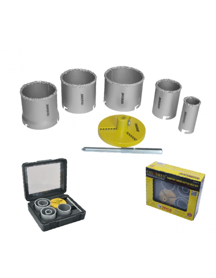 JEUX DE 7 SCIES A CLOCHE CARBURE 33--83mm MM - Teg